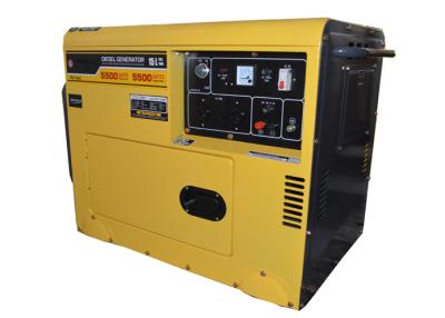 China Single Phase Classical  Air Cooled 5KW Small Portable Generators For Home Use for sale