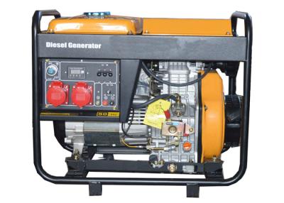 China 3 Phase 5000W Portable Small Portable Generators Open Type Hand Start for sale