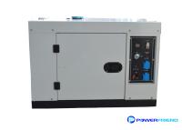 China 220 Volt Portable Silent Power Generator 7.5 Kva Generator Set With Wheels for sale