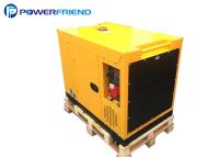 China 12kw portable electric generator ultra silent air cooled 2 cylinder diesel motor for sale