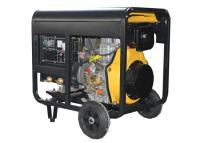 China 6kw 6KVA Portable Open Type Generator Single Cylinder With 190F Engine for sale