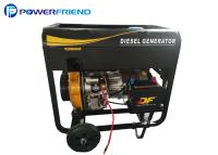 China Strong Small Portable Generator 6kw Electric Start Genset 100% Copper Alternator for sale