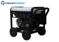 China 7KVA Electric Start Small Portable Diesel Generator With Wheels And Handles 192FAE Engine for sale