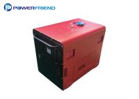 China AC 7.5kva Motor Small Portable Generators , Red Color Diesel Powered Generators for sale
