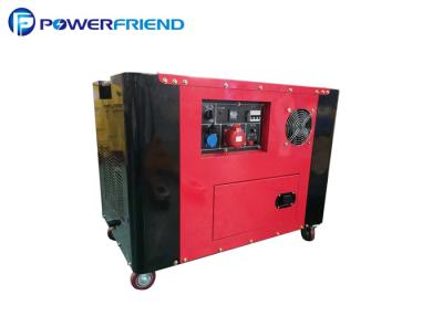 China Silent 10kw Small Portable Diesel Generator Air Cooling 3 Phase / Single Phase for sale