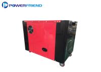 China Silent 10kw Small Portable Diesel Generator Air Cooling 3 Phase / Single Phase for sale