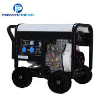 China 6 Kw Open Type Air Cooled Diesel Powered Portable Generator With 192FAGE Engine for sale