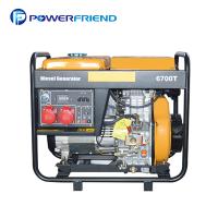 China 7KW Open Type Small Portable Generators , 1 Cylinder Diesel Generator High Performance for sale