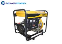 China Open Type Air Cooled Diesel Portable Dg Set For Home , Electric Start Controller for sale