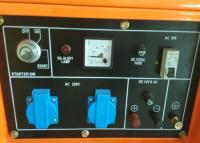 China Electric start air cooled small portable generators diesel power 6kw for sale