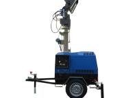 China Air cooled Diesel Mobile Light Tower 5kw  6.7 meters Height of Mast for sale