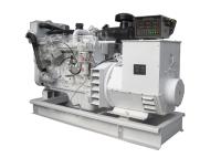China Seashore constructions 100KW 125KVA Marine Diesel Generator with Marathon alternator for sale