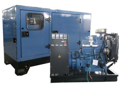 China Electric start diesel Silent Generator Set 50kva blue color with Lovol motor for sale
