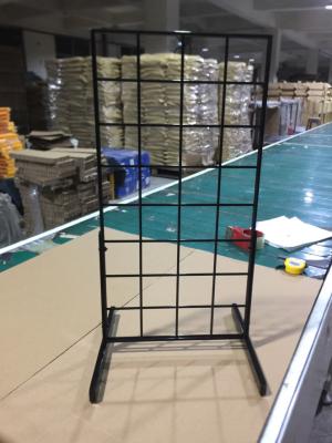China Powder Coated All Double Wire Grid Display Rack For Shop 12