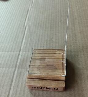 China AT-0186 Acrylic Stand Wood Base, Clear Easel Stand for Display, Book Display Holder, Display Stand for Album, CD, Magazine, Postcard, Picture, Plate, Artworks, Phone, Tablet for sale