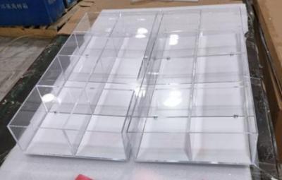 China AT-0074 Clear acrylic box for jewelry, candy and stationery, able to be mounted on top of the display, removable, transparent plastic, acrylic display for sale