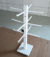 China AT-0230 Heavy Duty Adjustable Counter Top Display Stand White with Removable Hooks for sale