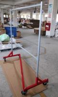 China Z Base Retail Clothing Display Rack Commercial Rolling Garment Rack Heavy Duty Load for sale