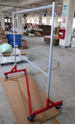 China Z Base Retail Clothing Display Rack Commercial Rolling Garment Rack Heavy Duty Load for sale