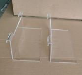 China AT-0190 Acrylic Small Shelf,Mini Floating Wall Shelf,Wall Mounted Storage Shelf,for Pop Figures,Plant,Picture Photo Modern Wall for Office Bedroom Living Room,Clear for sale