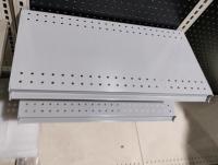 China Powder Coated Gondola Shop Shelving Grocery Shelving Units Easily Installation for sale