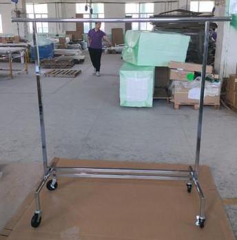 China Heavy Duty Clothing Rack Portable Garment Rack With Extendable Hanging Rail 330lb Load Capacity for sale