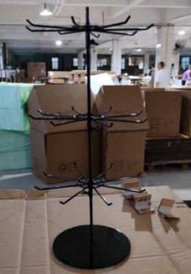 China Multipurpose Counter Top Display Stand Three Tier Rotating Display Rack for sale