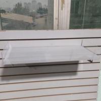 China Unique Design Acrylic Floating Shelf Clear Wall Mounted Retail Shelving Invisible Sturdy for sale