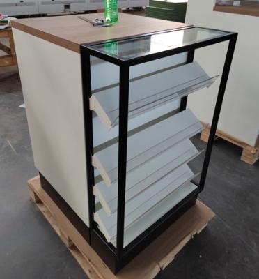China 4 Shelves Retail Display Cases Ledgetop Counter With Showcase Front Various Sizes for sale