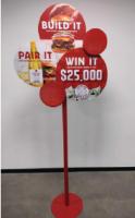 China Various Sizes Floor Standing Poster Display  Heavy Duty Pedestal Sign Holders for sale