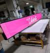 China Sleek  Powder Coating Lightbox Header With Acrylic Light Panel LED Trip AT-0058 for sale