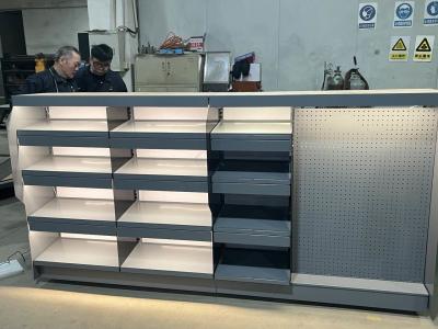China Flex Wall 8' Assembly Custom Retail Display Racks Corrosion Resistant Multilayer for sale