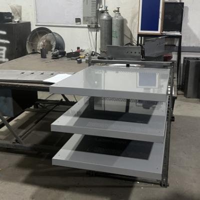 China Powder Coating Wall Mounted Retail Shelving Fixtures 24in X 30in for sale