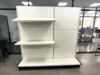 China Removable Shelves Island Gondola Shelving Clothing Gondola Display Non Rusting for sale