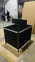 China Movable Large Wire Storage Basket Powder Coat Finish Wear Resistant Durable for sale