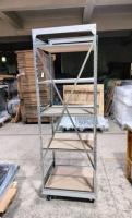 China 25'' W X 24'' D X 77.29'' H 5 Tier Display Storage Rack Multipurpose Retail Shelveing Unit for sale