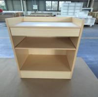 China High Durability 2 Tier Timber Display Unit Wood Retail Fixtures With Drawers AT-0050 for sale