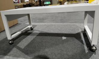 China Rectangular Shape White Low Timber Display Table  44