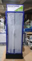 China Stylish Shop Pop Display  24'' W X 12'' D X 68'' H Overall Plus Top Leaded Header for sale