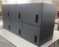 China Freestanding Timber Display Case Polished Surface For Home Or Office for sale