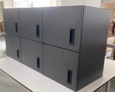 China Freestanding Timber Display Case Polished Surface For Home Or Office for sale