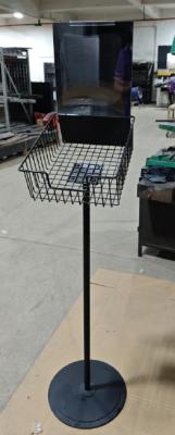 China 60.2''H Advertising Display Stand Advertising Rack For Grocery Store With Acrylic Sign Holder for sale