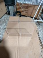 China High Durability Double Sided Sign Holder Desktop Sign Stand High Transparency for sale