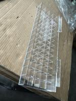 China Sturdy Clear Acrylic Lip Gloss Holder Acrylic Makeup Holder Easy To Clean for sale
