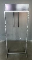 China Versatile  Powder Coating  Metal Store Fixture With Magnetic Billboard for sale