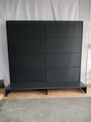China At-0067 Pegboard Display Rack Standard Alone Single Sided Rust Proof for sale