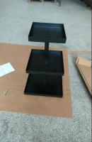 China Sleek Design 3 Tier Table Top Display Stand Metal Display Stand High Stability AT-0170 for sale