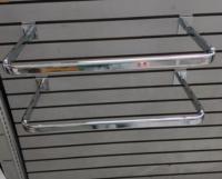 China AT-0055 Slatwall D Rail 600mm Slatwall Shop Fittings Various Sizes Available for sale