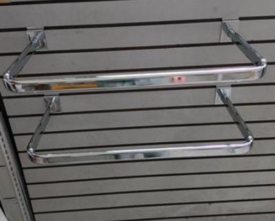 China AT-0055 Slatwall D Rail 600mm Slatwall Shop Fittings Various Sizes Available for sale