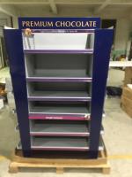 China AT-0178 Branded Retail Display Shelving Fixture Minimalist Design for sale